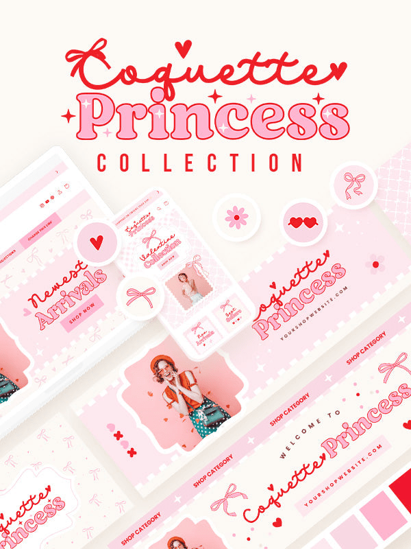 Coquette Princess Collection - Elegant Templates & Kits – Pastel Grid